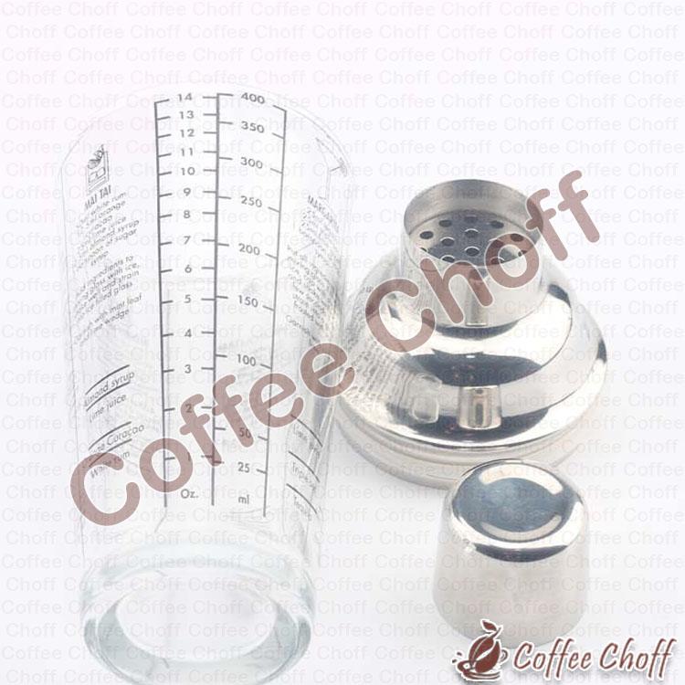 Measure glass Cocktail shaker Gelas ukur takar Boston shaker jigger ...