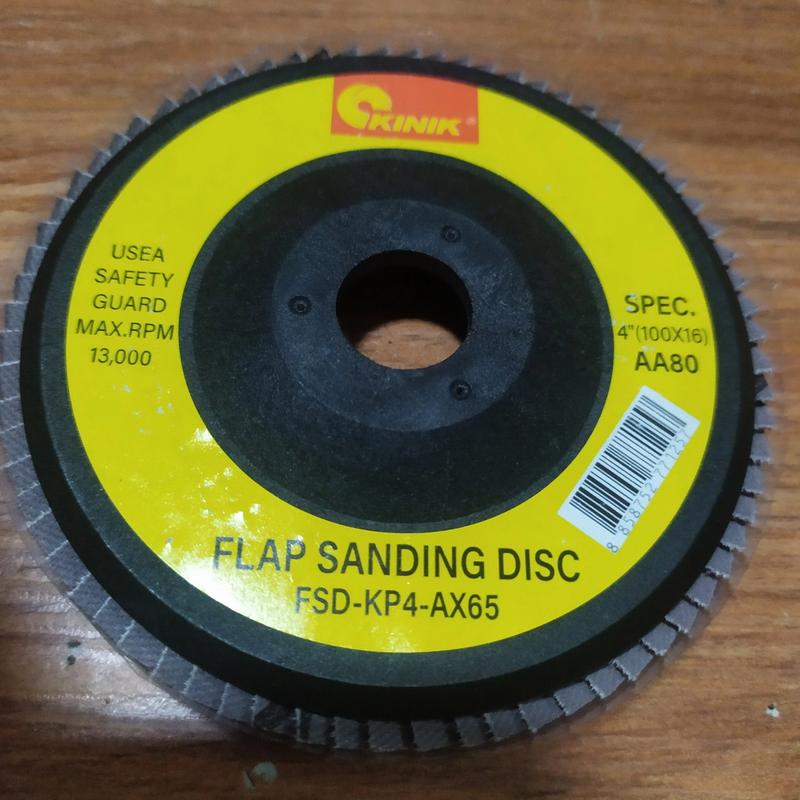 Flap sanding disc kinik amplas susun grit 80 size 4 inch - Shop | Tokopedia