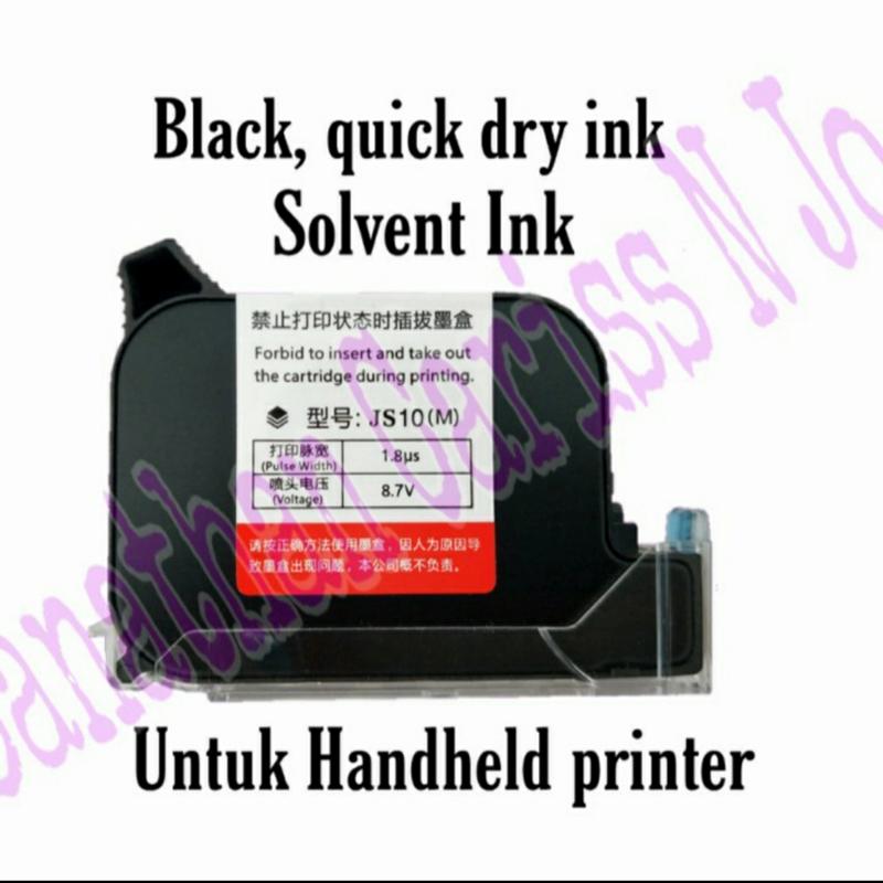 Tinta ink catridge black hitam solvent base original printer handheld ...