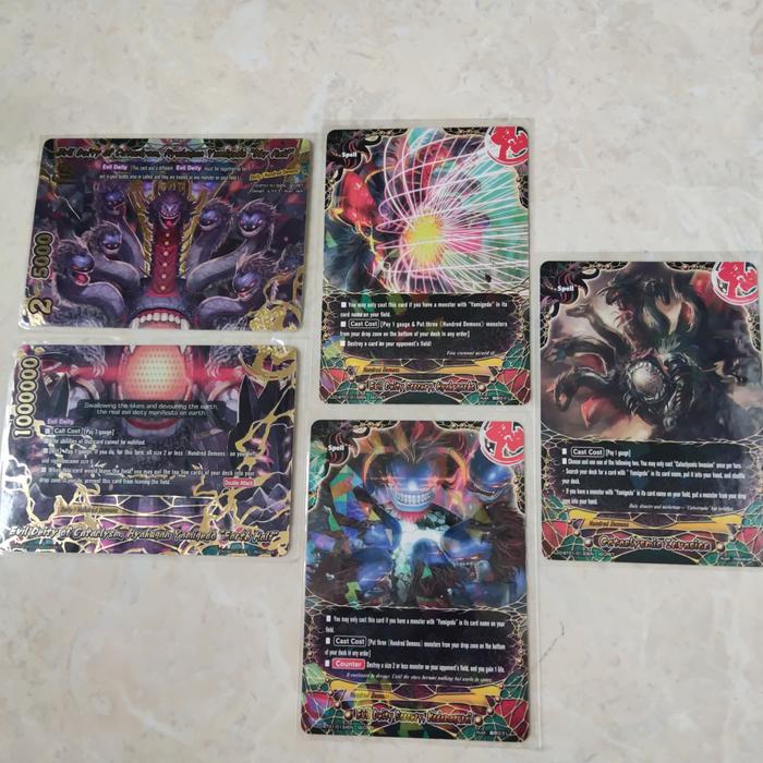 Jual buddyfight evil deity of cataclysm hyakugan yamigedo set - Kota ...