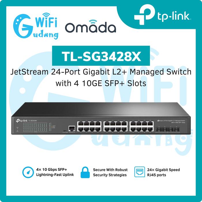 Jual Tp-Link TL-SG3428X JetStream 24-Port Gigabit L2+ Managed Switch ...