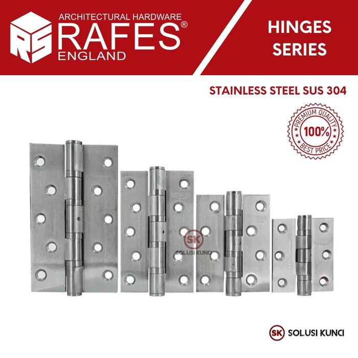Promo ENGSEL PINTU / HINGES RAFES ENGLAND STAINLESS STEEL SUS 304 / 5mm ...