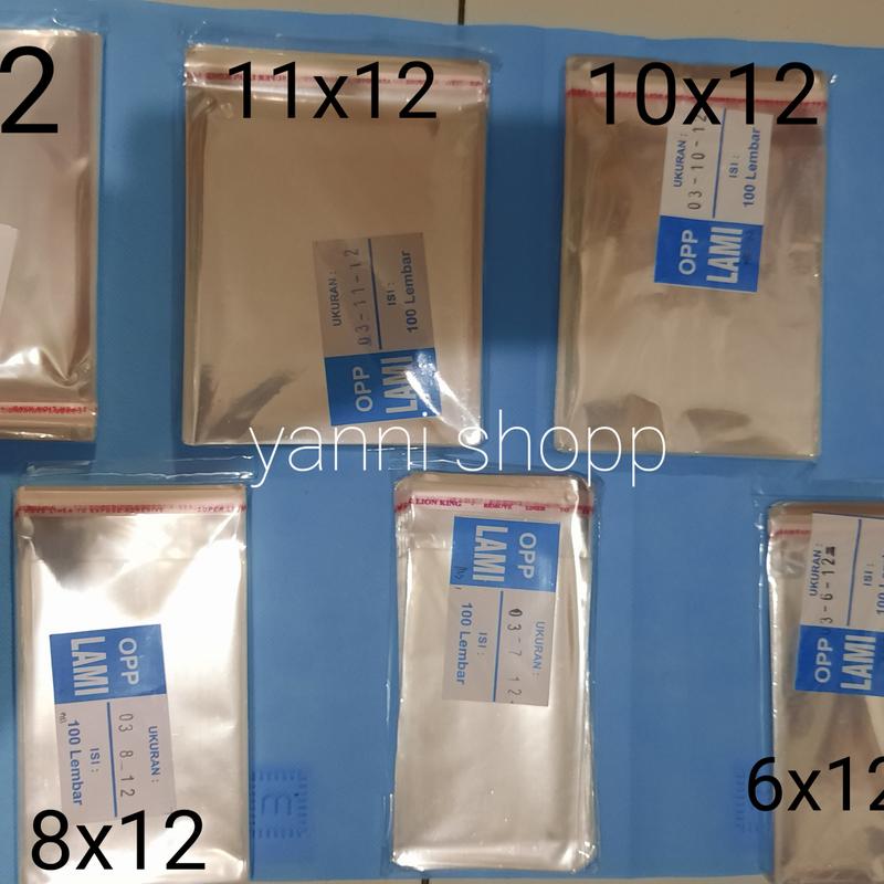 plastik opp seal ukuran 12x12 /bungkus /plastik - Shop | Tokopedia