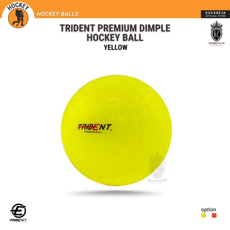 Trident Premium Dimple Hockey Ball - Yellow - Shop | Tokopedia