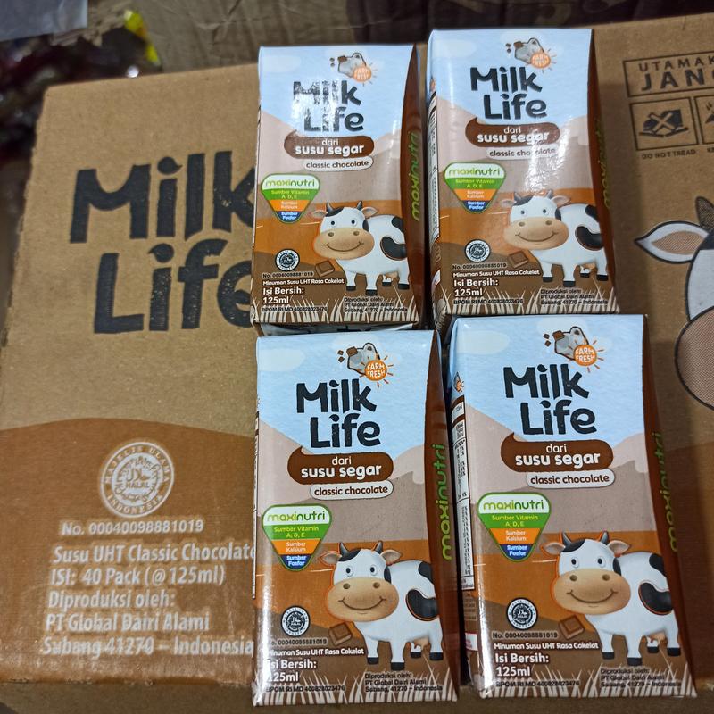 Susu Uht Milk Life Maxi Nutri Cokelat Classic Chocolate 125 Ml - Shop ...