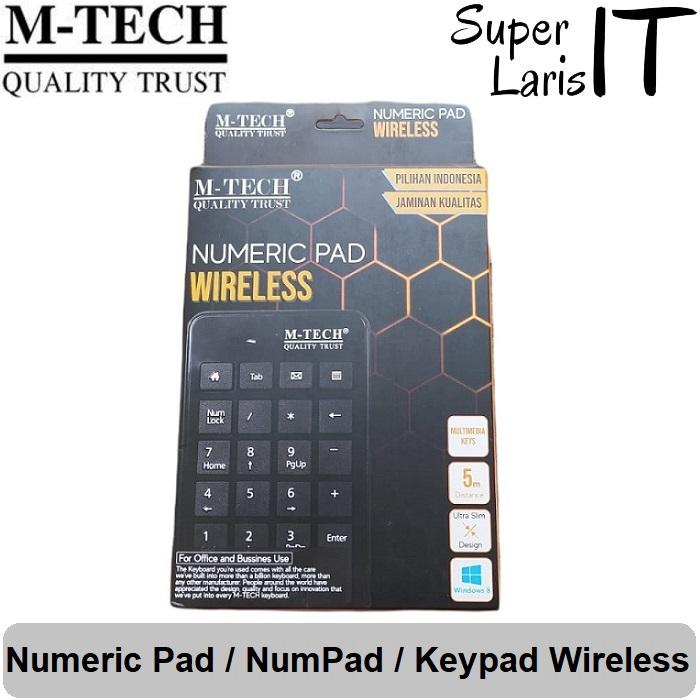 Jual Keyboard Numeric Pad / NumPad / Keypad Wireless M-Tech - Kota ...