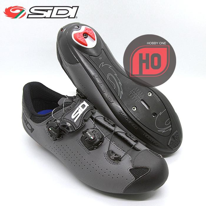 Promo SIDI GENIUS 10 MEGA BLACK GREY BLACK - Sepatu Cleat Road Bike ...