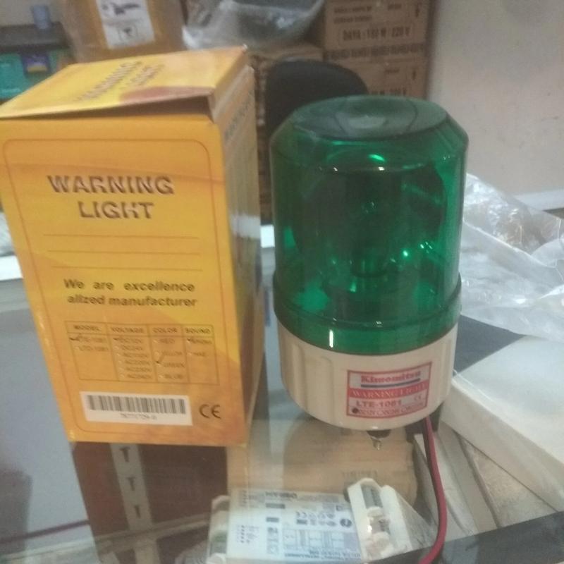 Lampu Rotari Warning Light LTE-1081 DC 12V Warna Hijau 3" inchi - Shop ...