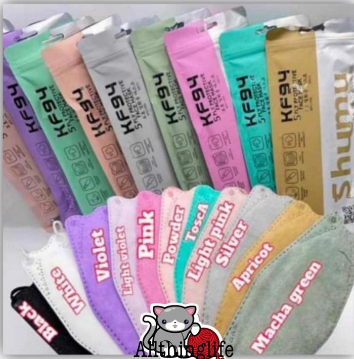 Jual Masker KF94 5Ply Shumu Premium Kemenkes RI (HOT) Original - Sakura ...