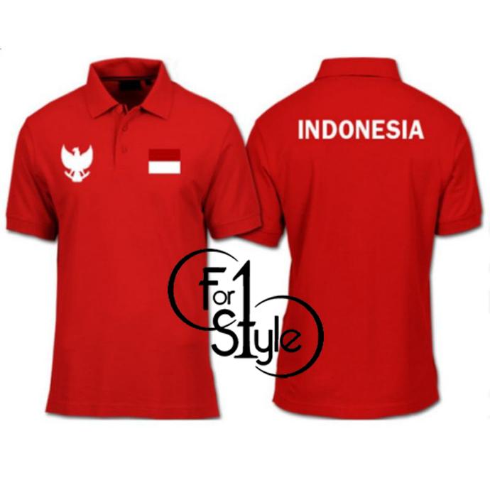 Jual KAOS POLO SHIRT INDONESIA LOGO GARUDA DAN BENDERA - XXL - Jakarta ...