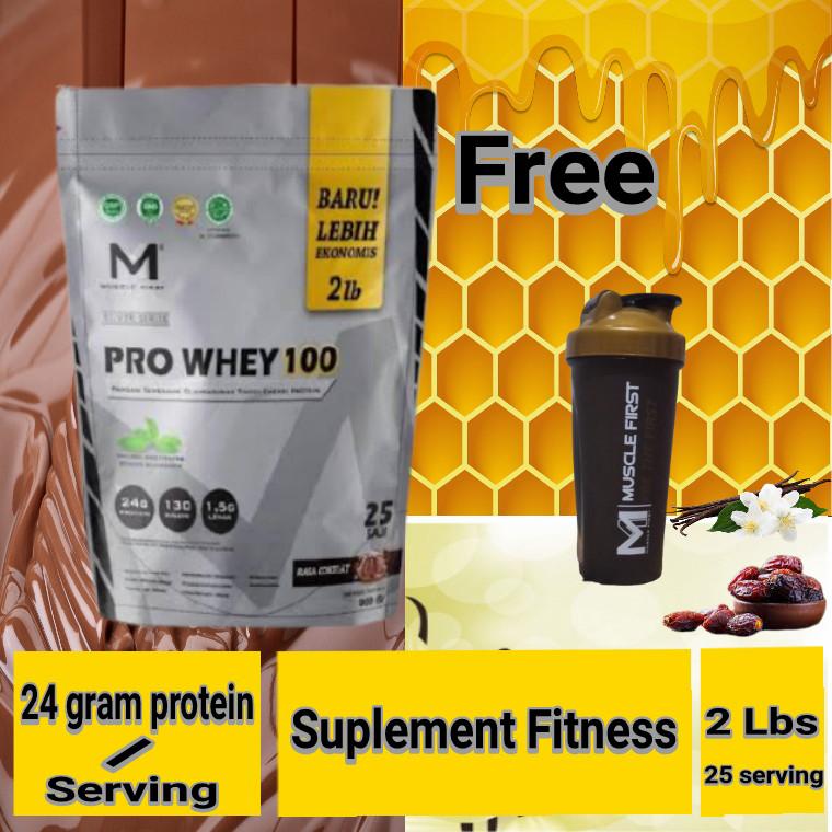 M1 Muscle First Pro whey 100 Whey protein - Shop | Tokopedia