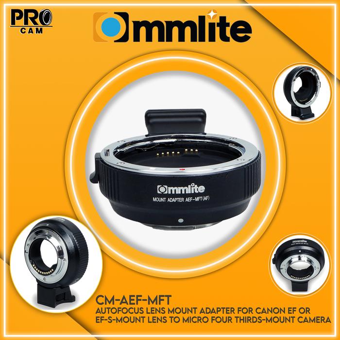 Jual Commlite CM-AEF-MFT Autofocus Mount Adapter for Micro Four Thirds ...