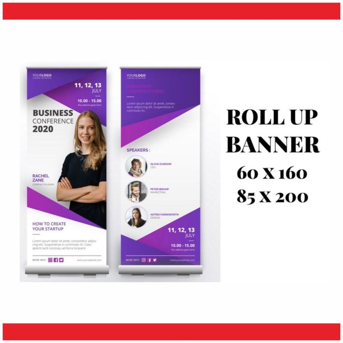 Jual ROLL UP Banner Standard Resolution - 60 x 160 cm - Kab. Sleman ...