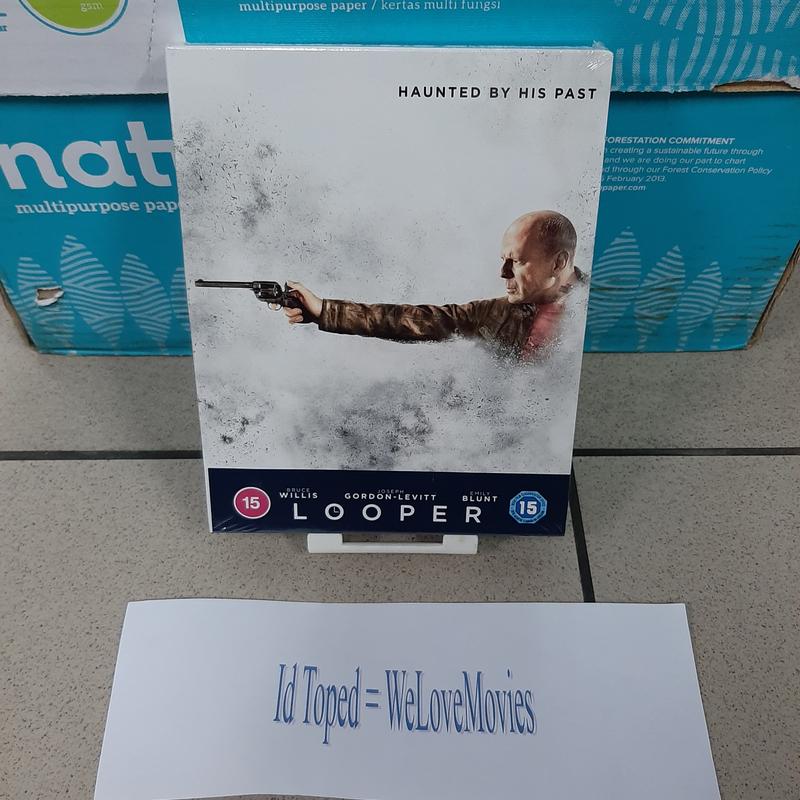 Blu Ray Looper 4K Ultra HD Steelbook + Fullslip - Shop | Tokopedia