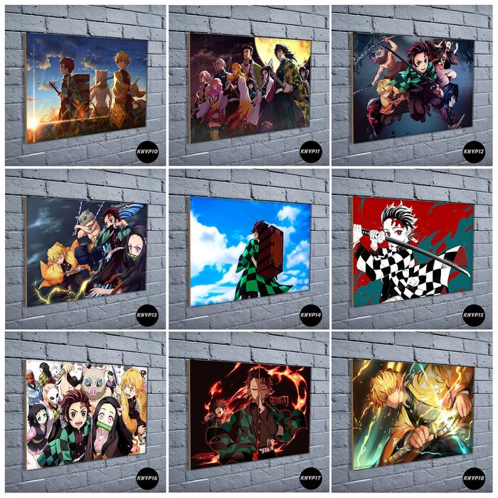Jual Poster Anime Kimetsu no yaiba/Demon Slayer/Hiasan dinding/hiasan ...