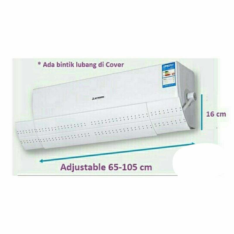 Reflektor AC Premium Ventilasi uk 65 - 113cm / Akrilik AC / Tatakan ...