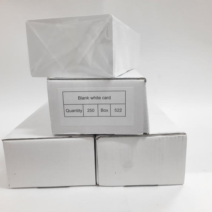Jual Kartu Pvc Putih Polos / Blank White Id card (BOX) - Jakarta Barat ...