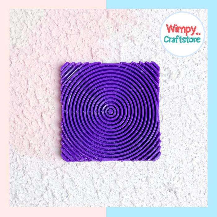 Jual Embossing Stamp Cetakan Texture Motif Fondant Cetakan Clay Spiral ...