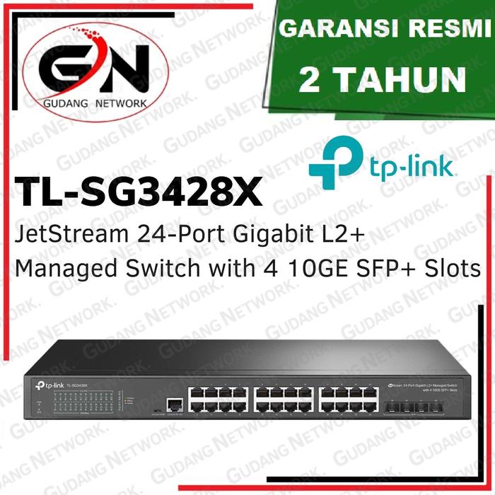 Jual Tp-Link TL-SG3428X JetStream 24-Port Gigabit L2+ Managed Switch ...