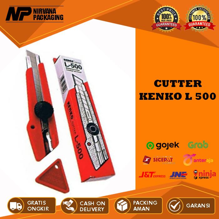 Jual CUTTER KENKO L 500 / PISAU CUTER L-500 / PISAU KATER L500 BESAR ...