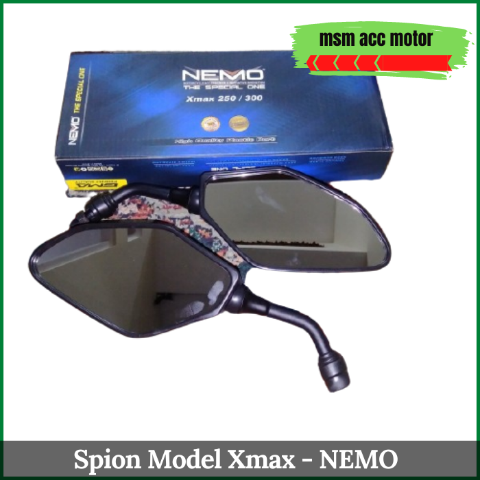 Jual Spion Universal Model Xmax - NEMO (Semua Motor Masuk) Honda dan ...