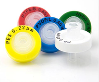 Jual Syringe Filter Non Steril, 0.22 um100 pcs, CA/nylon/PTFE, aijiren ...