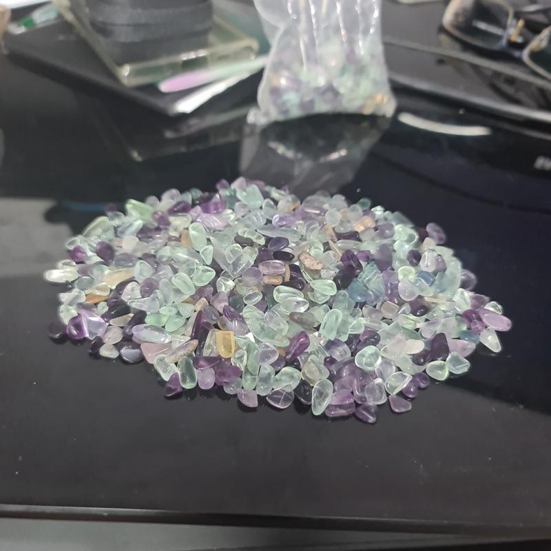 FLUORITE MULTICOLOR Chips 5-10mm Super Clean Crystal 100GRAMS - Shop | Tokopedia