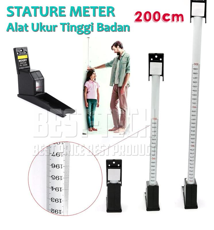 Alat Ukur Tinggi Badan GEA 2 meter / Stature Meter GEA High Meter ...