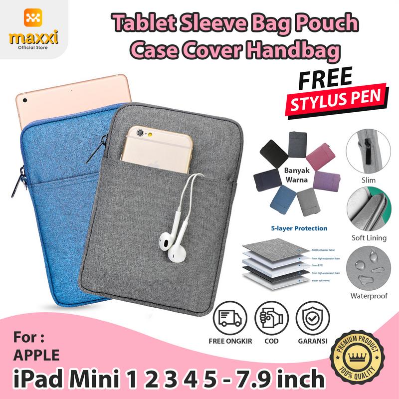 iPad Mini 1 2 3 4 5 7.9 inch Soft Sleeve Tas Tablet Pouch Cover - Shop ...