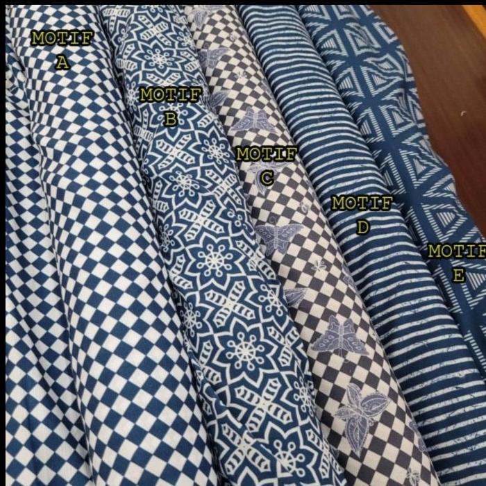 Jual Kain Semi Katun Eco Motif Batik Katun 004 (0.5 meter) - Motif B ...