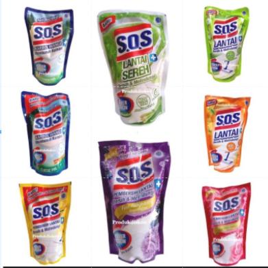 SOS Floor Cleaner / pembersih lantai Reffil 750ml - Shop | Tokopedia