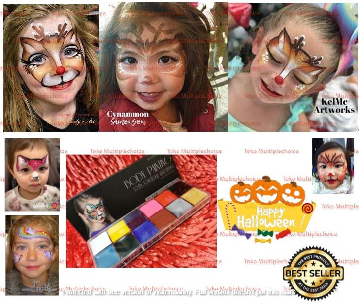 12Colors Professional Face Body Paint Hypoallergenic Non-Toxic - Shop ...
