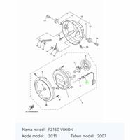 Jual 3C1-H4150-00 SOCKET COP LAMPU BOHLAM KECIL SENJA VIXION OLD 3C1 ...