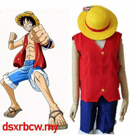 COSPLAY COSTUME LUFFY ONEPIECE ONE PIECE ANIME DEWASA - Shop | Tokopedia