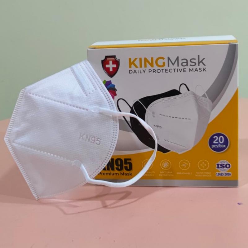 Masker KN 95 King Mas 5ply premium isi 20pcs (original) - Shop | Tokopedia