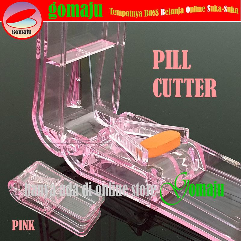 V-MODEL PILL CUTTER PILL SPLITTER ALAT PEMOTONG OBAT TABLET-PINK - Shop ...