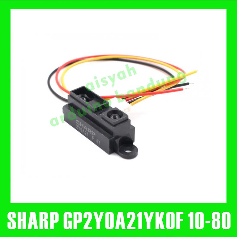 SHARP IR GP2Y0A21YK0F GP2Y0A21 ANALOG SENSOR JARAK 10 TO 80CM - Shop ...