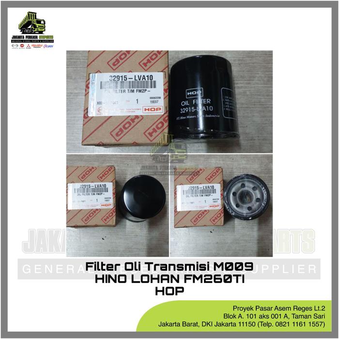 Jual Filter Oli Transmisi M009 32915-LVA10 Hino FM260TI New500 Original ...