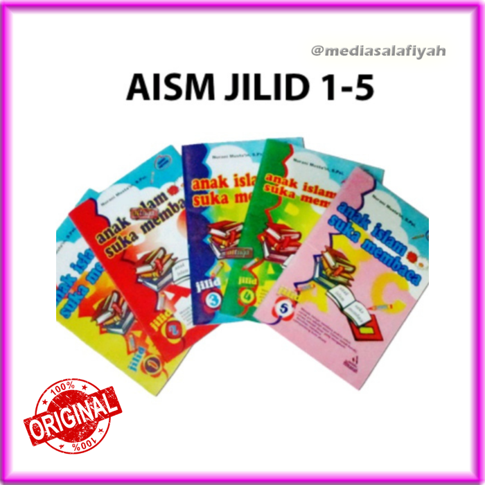 Jual Buku Anak Islam Suka Membaca AISM Jilid 1 2 3 4 5 Nurani Modul ...