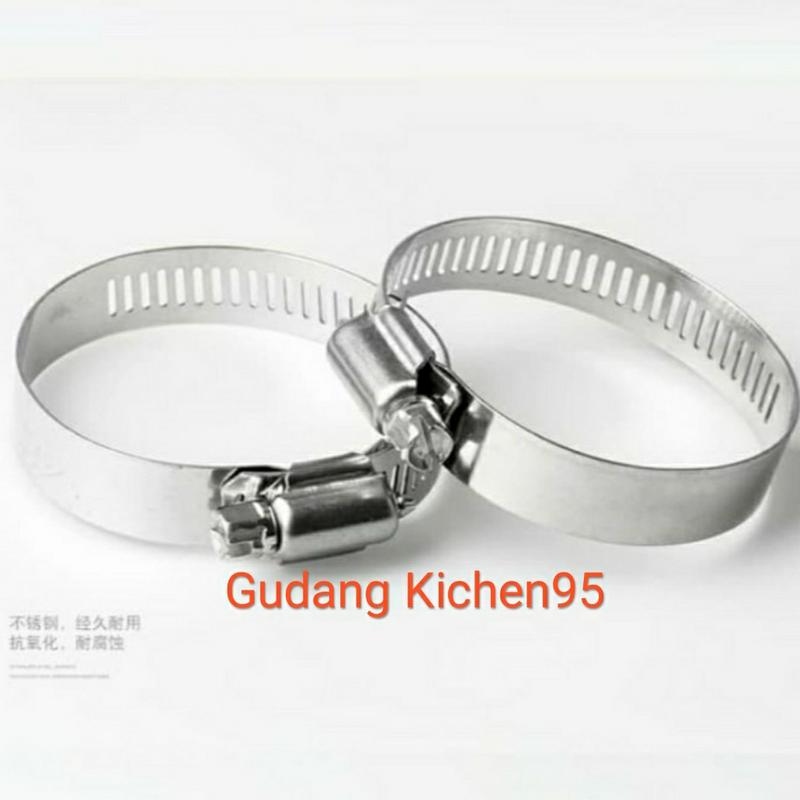 Klem Pipa Flexible 6 inchi / Klem stainless pipa flexible 6 inchi ...