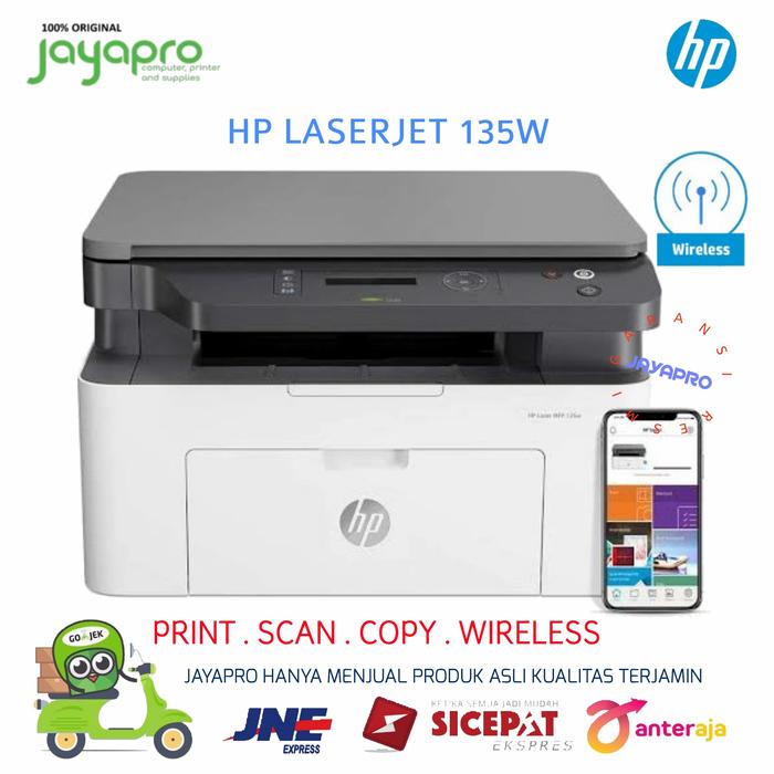 Jual PRINTER HP LASER 135W WIFI HP MFP 135W WIFI HP LASER MFP135 ...