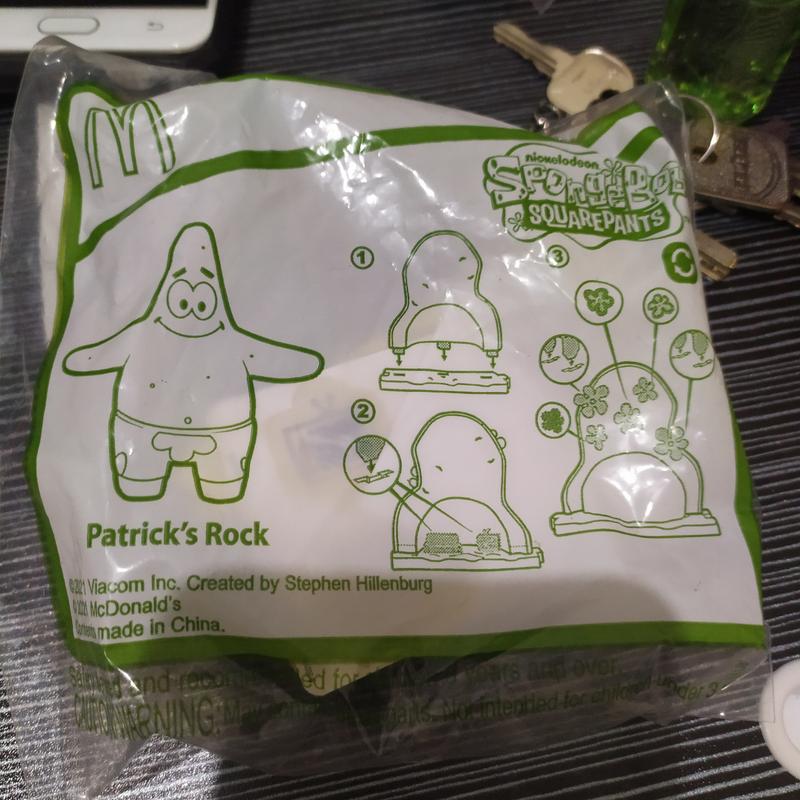 Patrick Rock - Spongebob Squarepants - Happy Meal MC Donalds - Shop ...