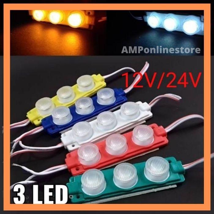 Lampu LED Modul 3 Mata 12Volt 3watt - LED Modul RGB LED STRIP - Shop ...