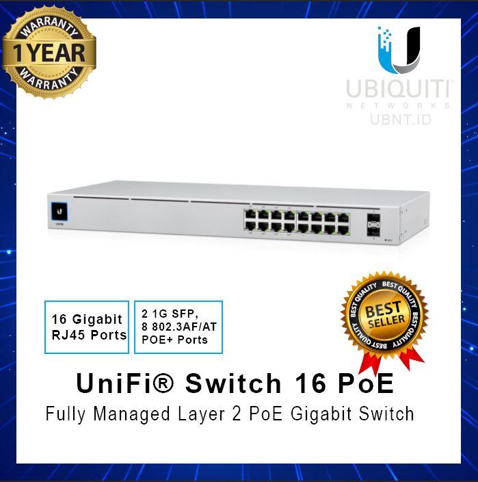 Jual Ubiquiti USW-16-POE UniFi Switch USW 16 POE Gen2 - Jakarta Barat ...
