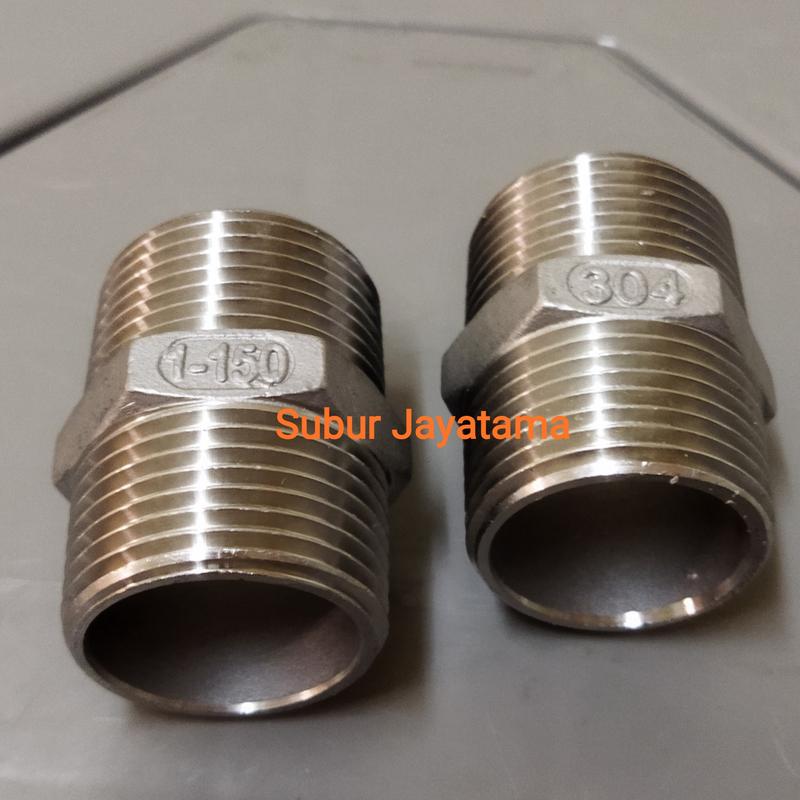 Double Nepel / Nipple Stainless 304 1 " inchi Dobel nepel 1 " - Shop ...