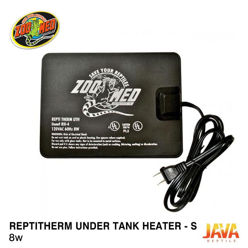 Zoomed ReptiTherm Under Tank Heater Small 8w 8watt Penghangat Reptile ...