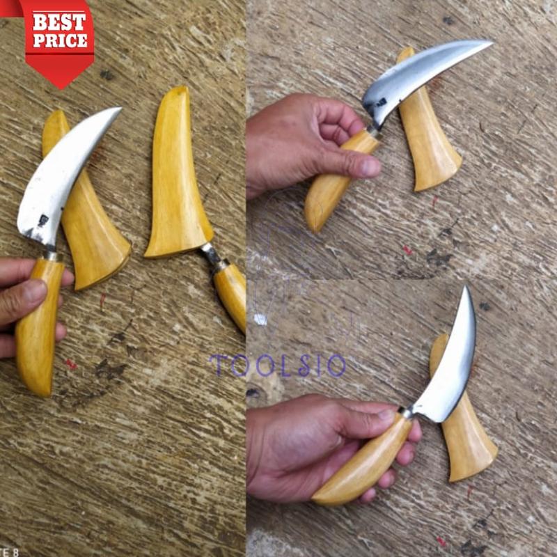 Pisau Dapur Raut Ukir Sisit Baja Per pisau raut bambu&kayu - Shop ...