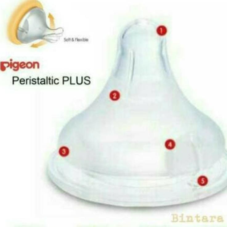 Dot Nipple Pigeon Peristaltic Plus size SS Newborn - Shop | Tokopedia