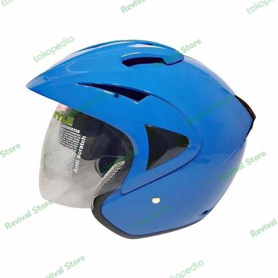 Helm Hiu Arrow double visor SNI promo - Shop | Tokopedia