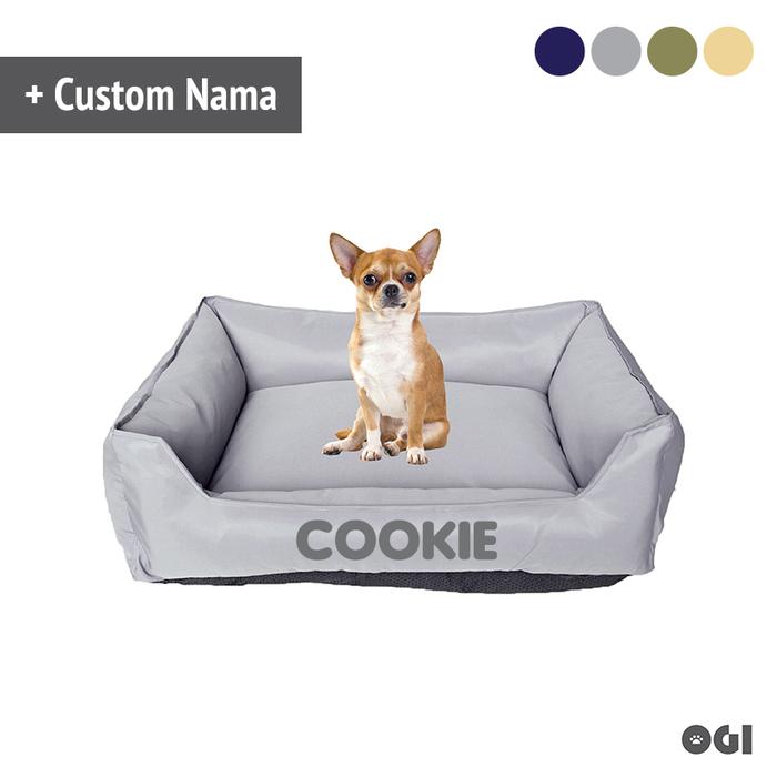Jual OGI - Ranjang Anjing Custom Nama - Pet Bed Waterproof | Small ...